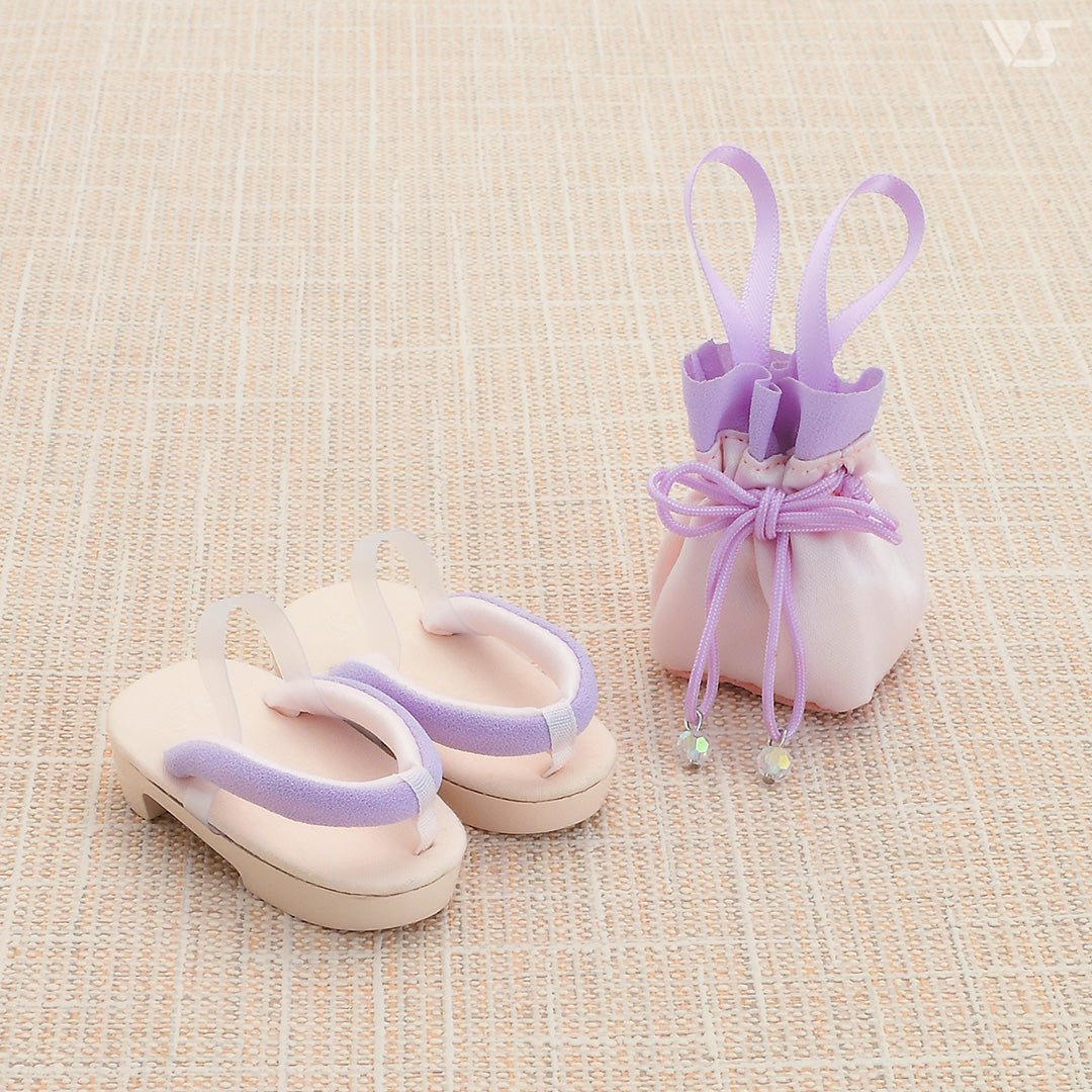 Modern Drawstring Bag & Geta Sandals Set (Light Pink) / Mini — VOLKS ...