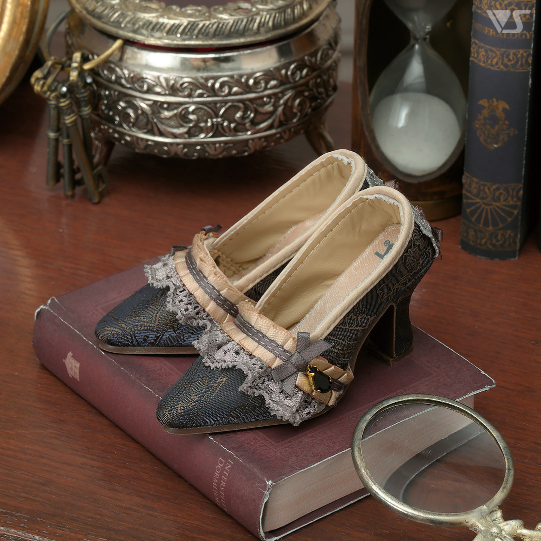 SD16 Rococo Black Spinel Pumps — VOLKS USA, INC.