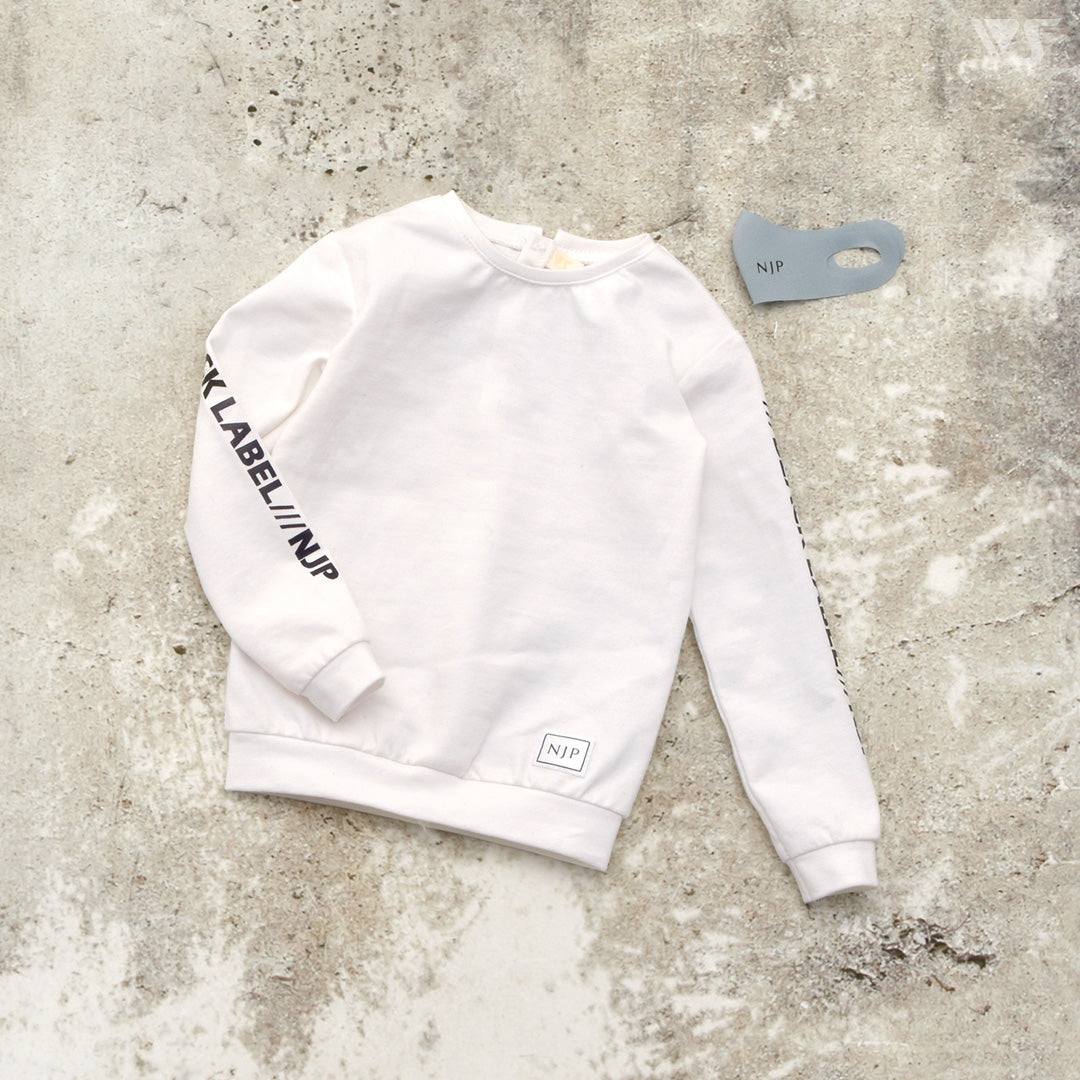 Mask & Long Sleeve Tee (White) — VOLKS USA, INC.