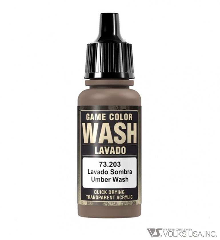 Vallejo Game Color, Umber Wash, 17ml 73.203 — VOLKS USA, INC.