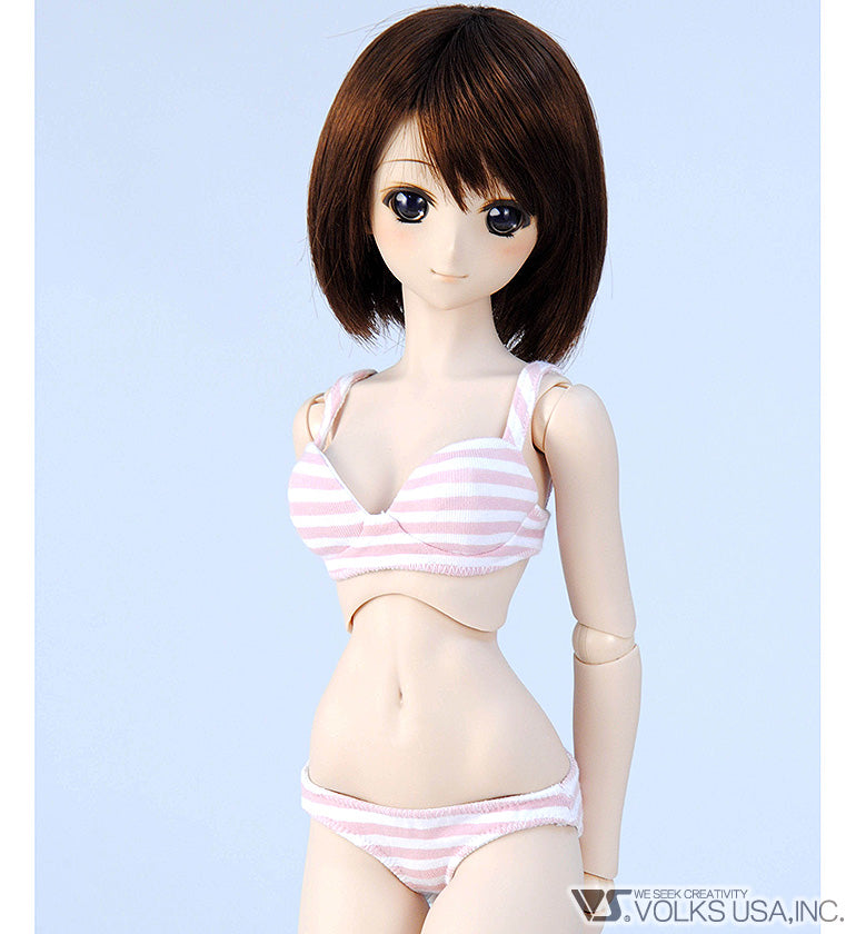 Striped Underwear Set M (Pink) — VOLKS USA, INC.