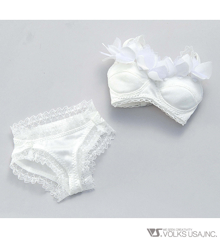White Floral Bra & Panties — VOLKS USA, INC.